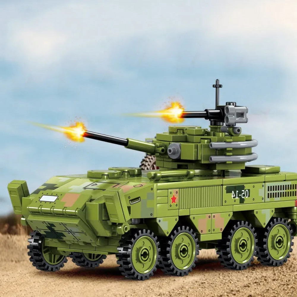 moc military ww2 infantry fighting vehicle kids bricks toy - moc ...