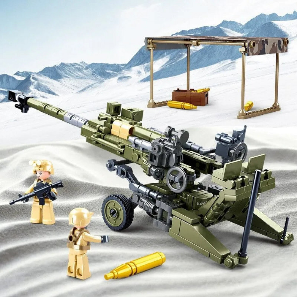 moc military ww2 m777 light artillery gun bricks toy - moc-military-ww2 ...