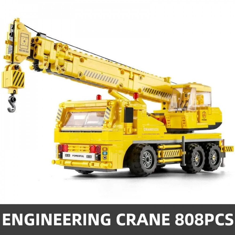 moc mini city mobile crane truck bricks toys - moc-mini-city-mobile ...