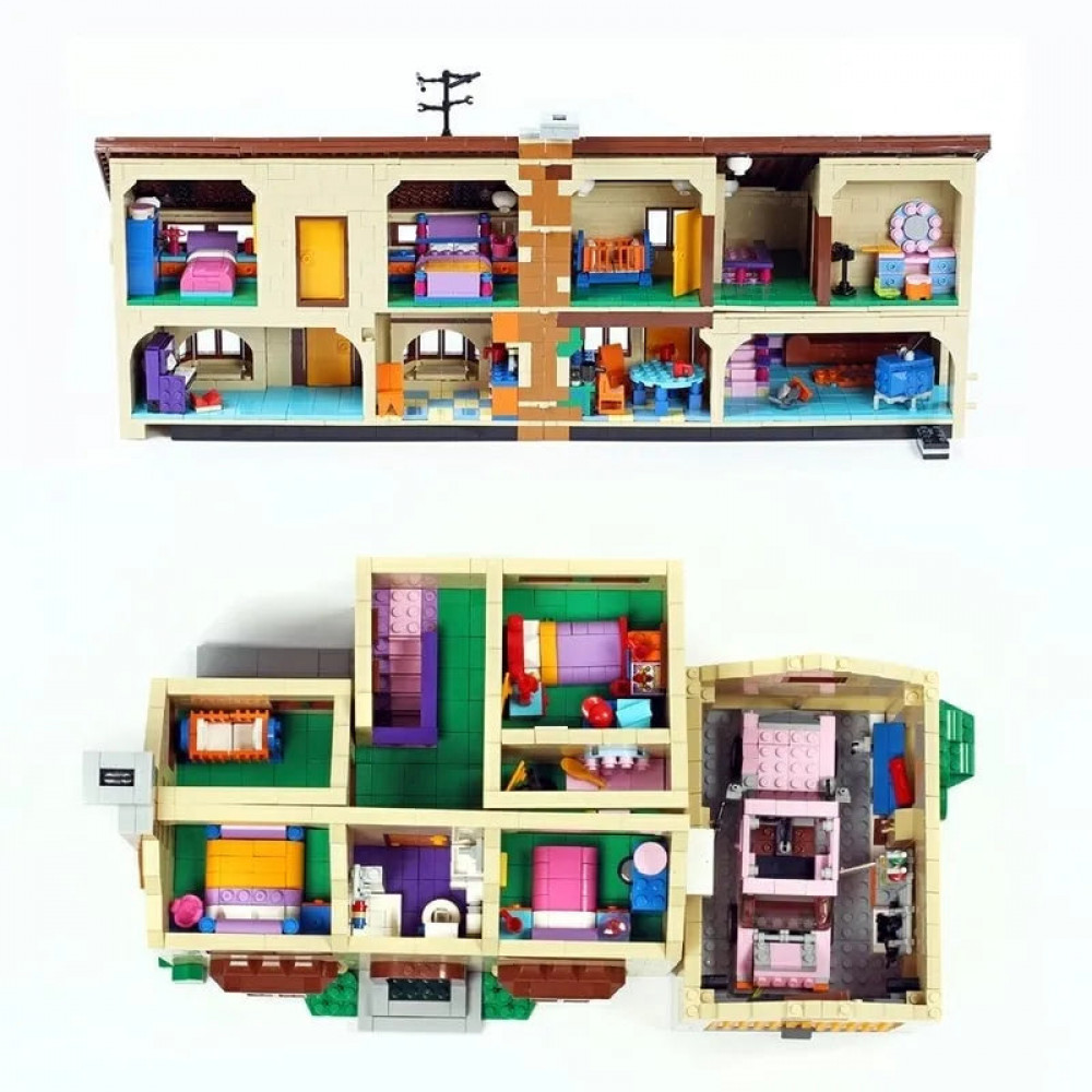 moc movie creator the simpsons house bricks toys - moc-movie-creator ...