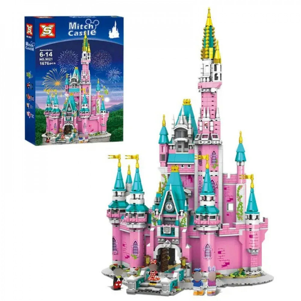 moc princess fairyland mitch pink castle bricks toys - moc-princess ...