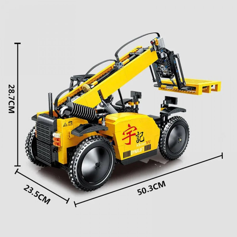 moc rc app motorized lift forklift truck bricks toys - moc-rc-app ...