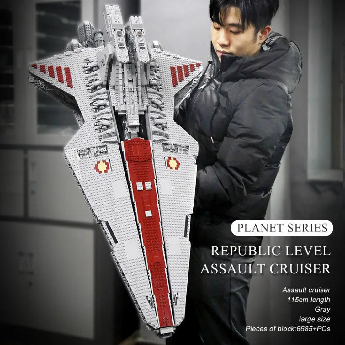 moc star wars venator class republic attack cruiser bricks toy - moc ...