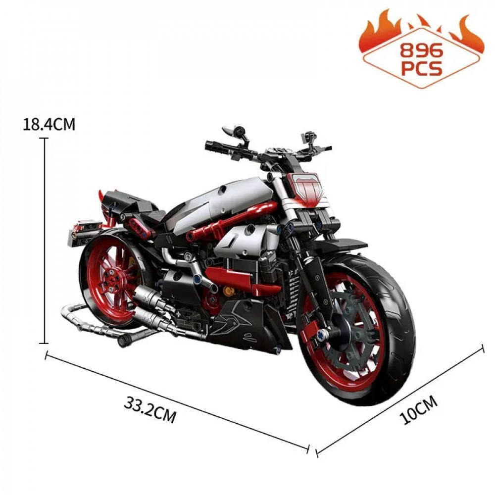 moc super speed 1260s racing motorcycle bricks kids toy - moc-super ...