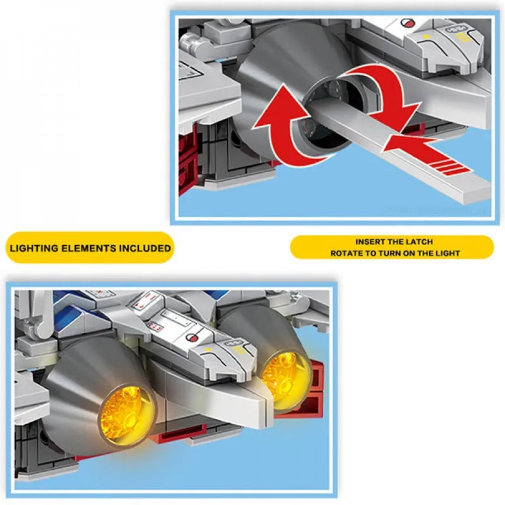 moc transformers robot fighter jet bricks toys - moc-transformers-robot ...