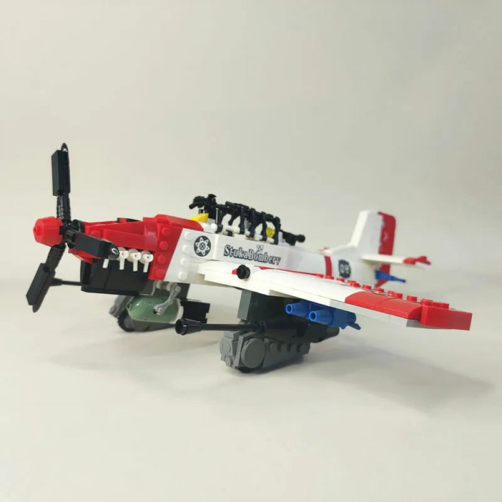 moc ww2 bomber stuka aircraft bricks model kids toy - moc-ww2-bomber ...