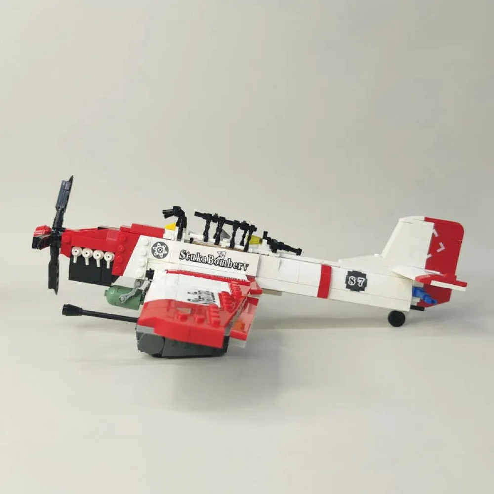 moc ww2 bomber stuka aircraft bricks model kids toy - moc-ww2-bomber ...