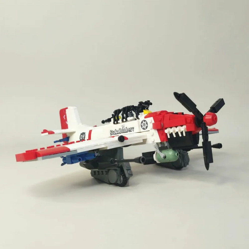moc ww2 bomber stuka aircraft bricks model kids toy - moc-ww2-bomber ...