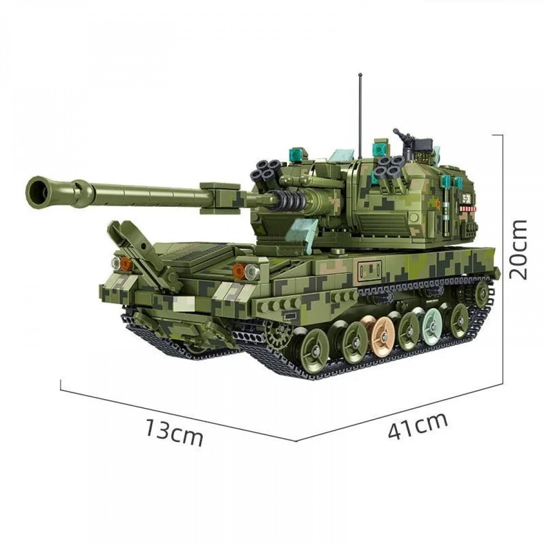 moc ww2 military 155 self-propelled artillery kids toys - moc-ww2 ...