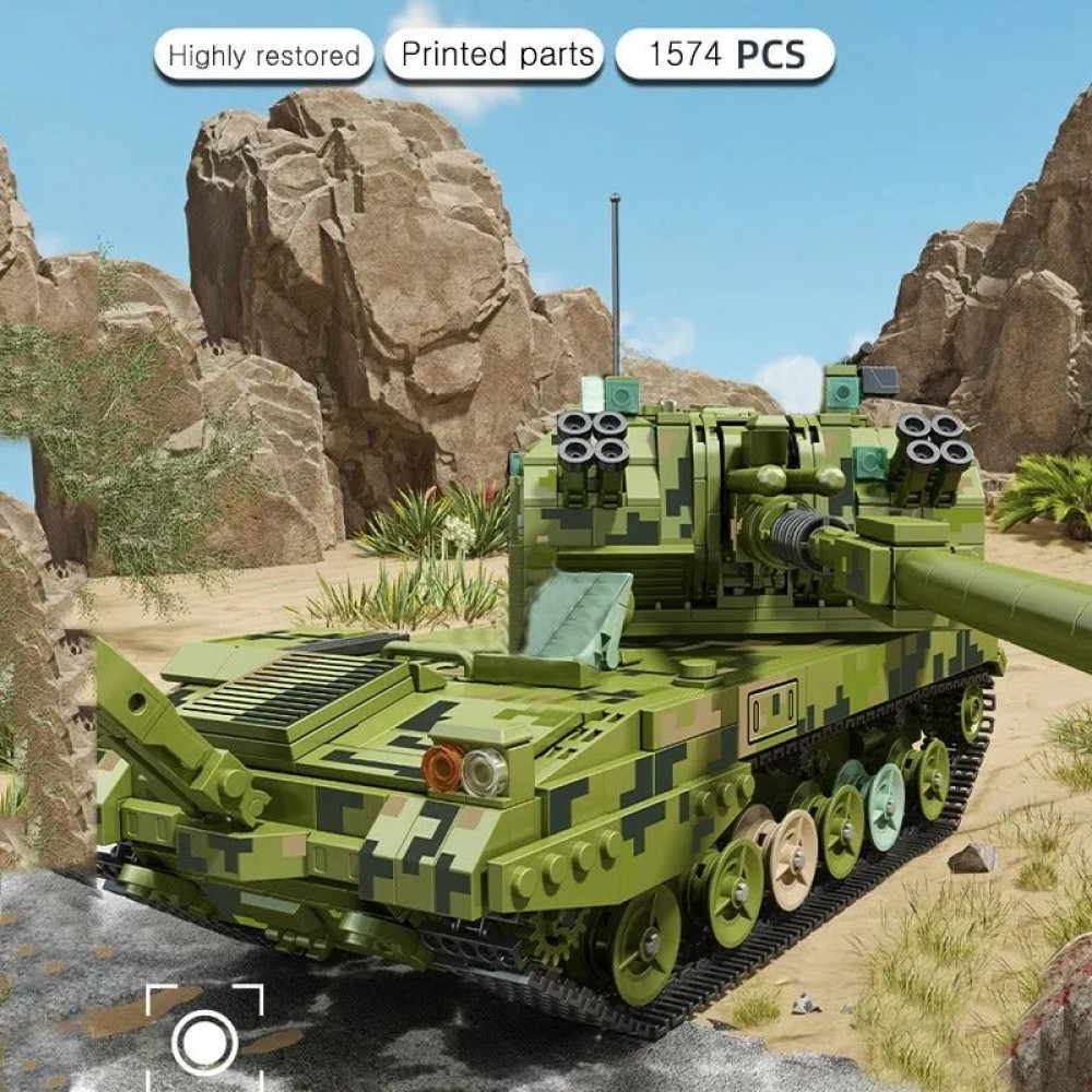 moc ww2 military 155 self-propelled artillery kids toys - moc-ww2 ...