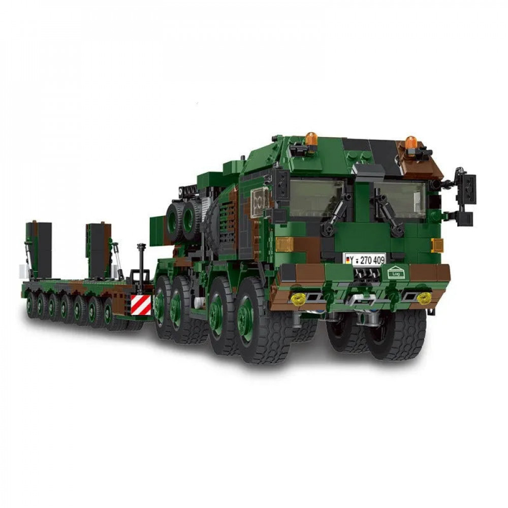 moc ww2 military tank transporter vehicle bricks toys - moc-ww2 ...