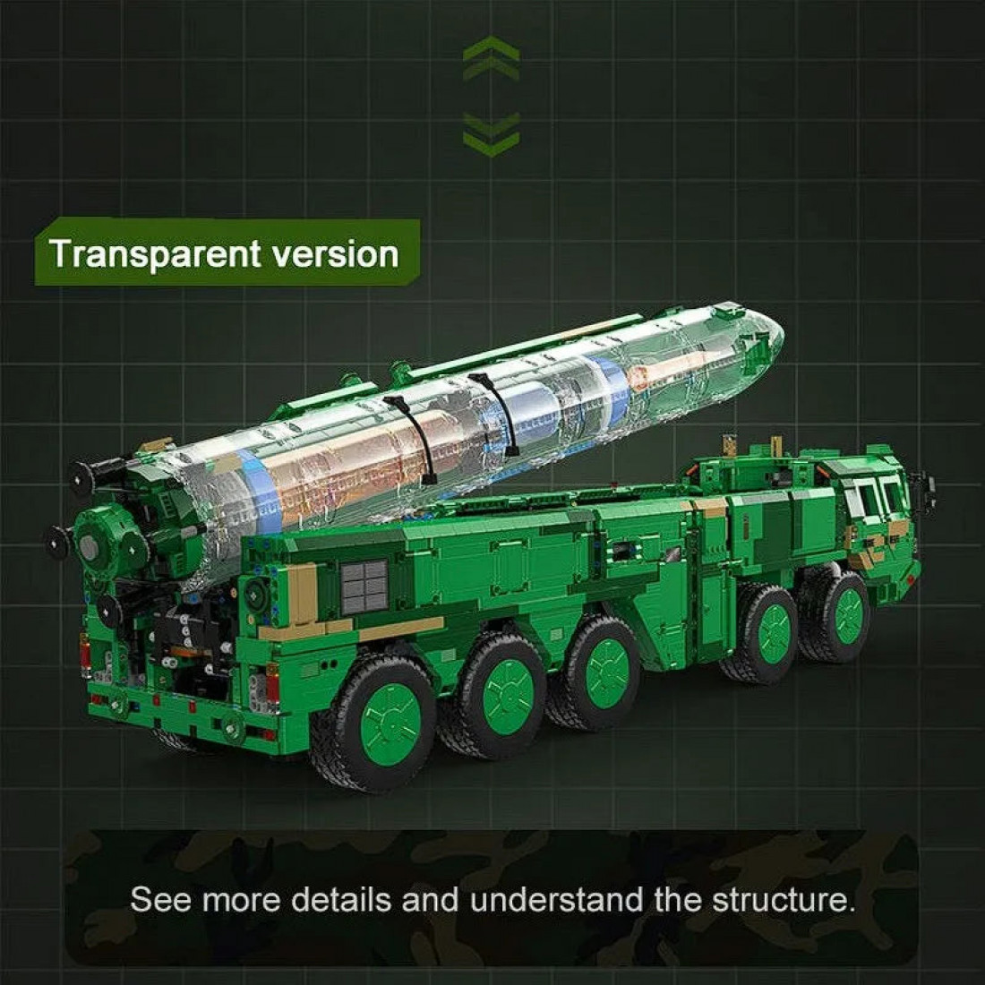 motorized rc anti ship ballistic missile vehicle df-21d bricks toys ...