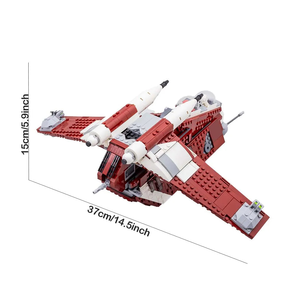 star wars moc coruscant guard gunship bricks toy - star-wars-moc ...