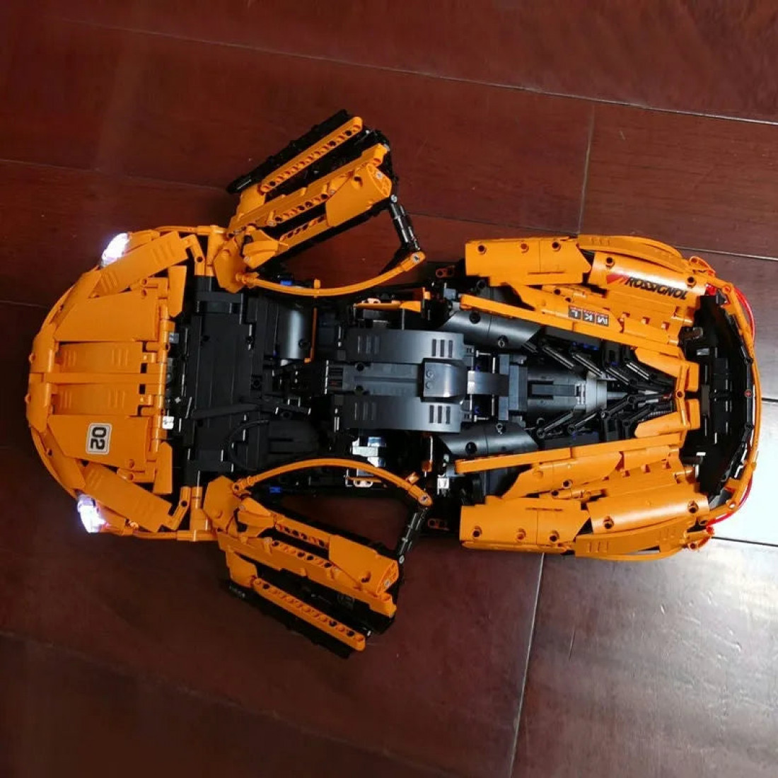 tech moc 13090 mclaren p1 hypercar racing car bricks toys - tech-moc ...