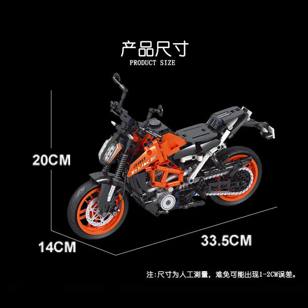 tech moc classic ktm 390 duke motorcycle bricks toy - tech-moc-classic ...