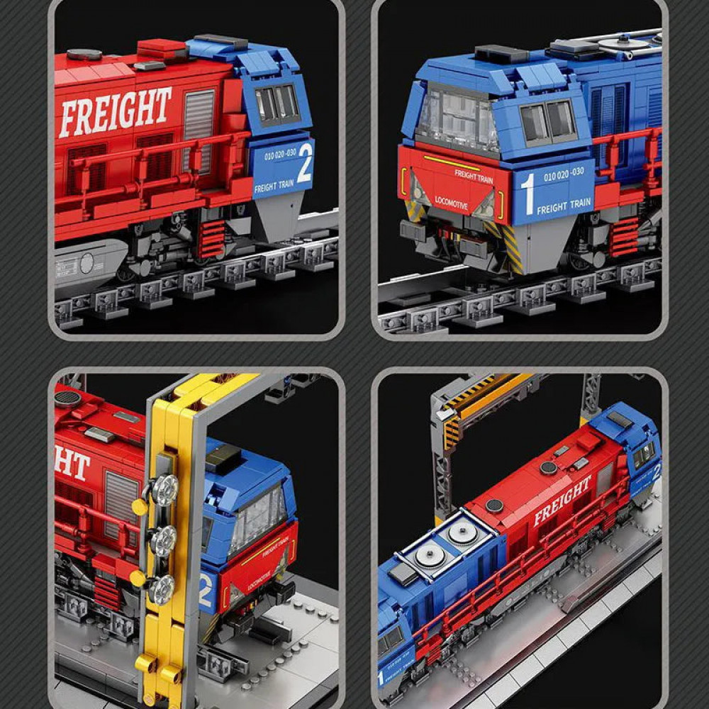 tech moc g2000 european freight train bricks toy - tech-moc-g2000 ...