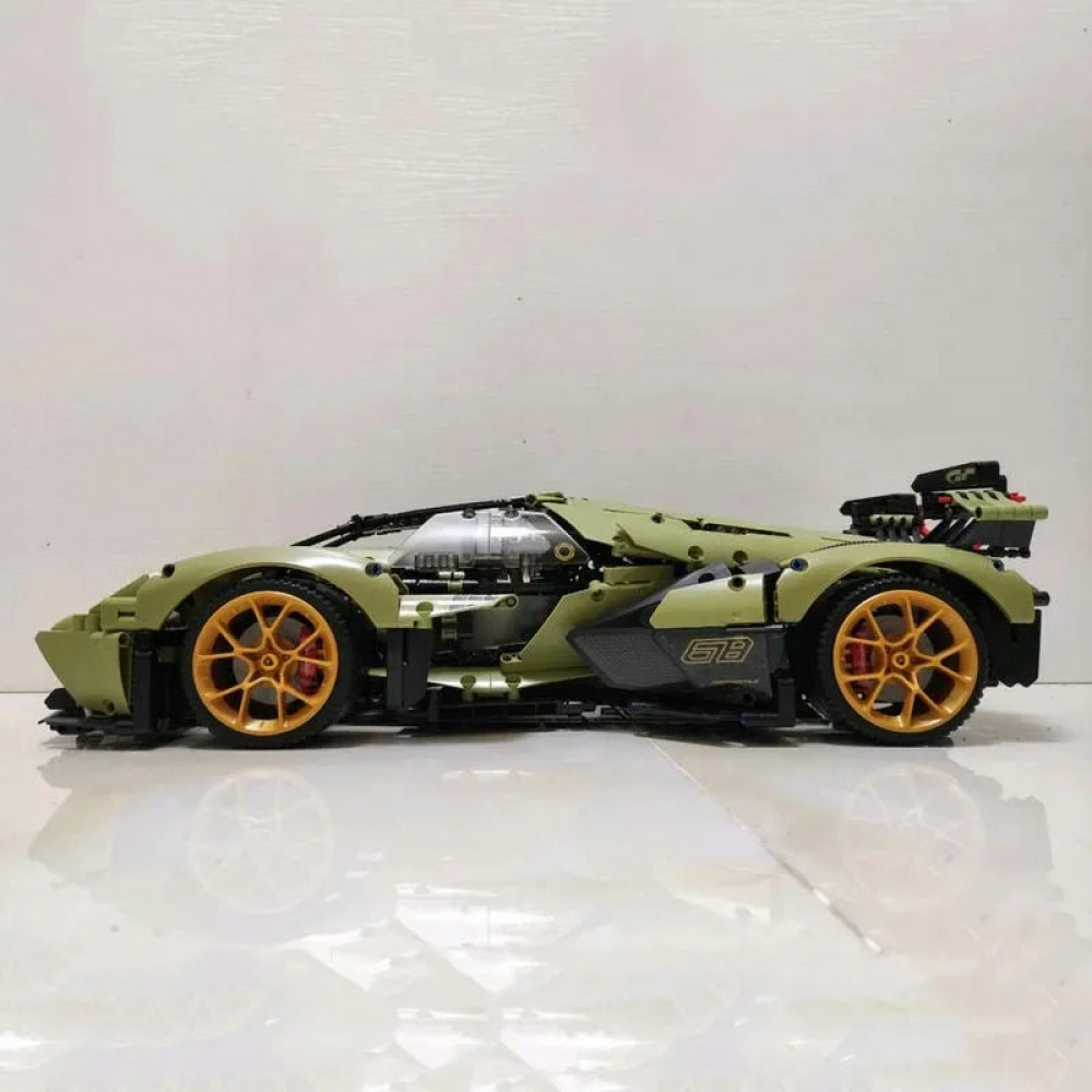 tech moc lambo v12 vision gt racing car bricks toys eu - tech-moc-lambo ...