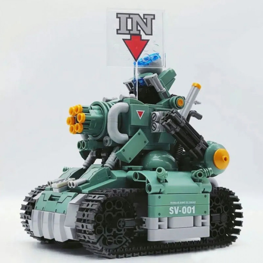 tech moc motorized sv001 chariot tank bricks toys - tech-moc-motorized ...