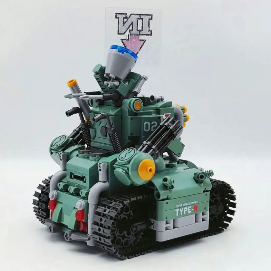 tech moc motorized sv001 chariot tank bricks toys - tech-moc-motorized ...