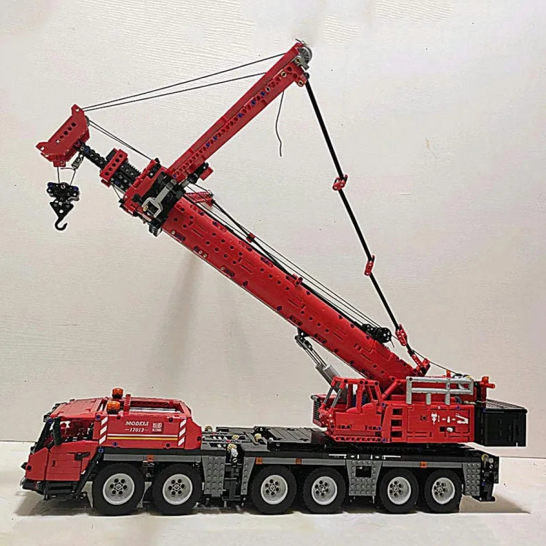 tech moc rc heavy gmk mobile crane truck bricks toy 17013 - tech-moc-rc ...