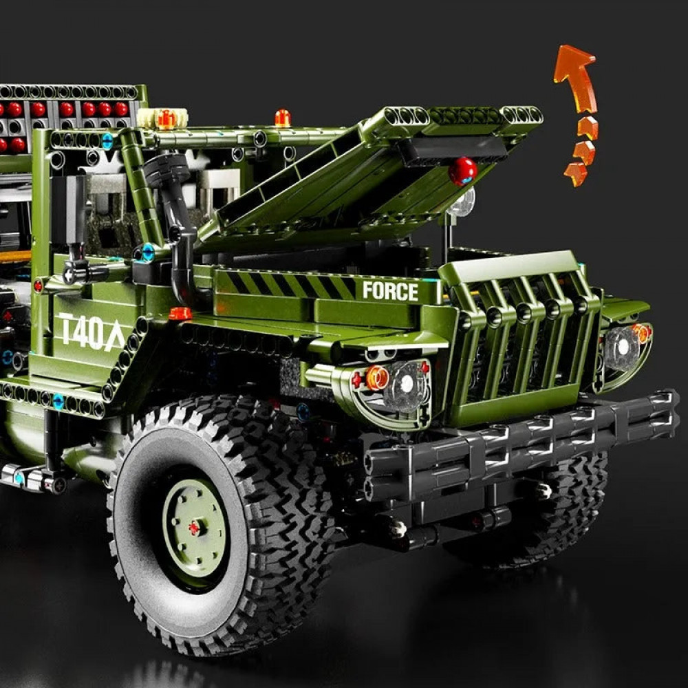 tech moc rc katyusha rocket launcher car bricks toys t4011 - tech-moc ...