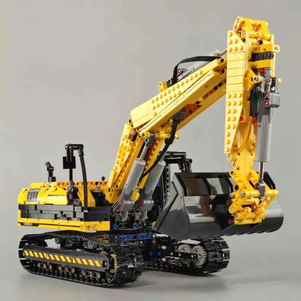 tech moc rc link belt 250 excavator truck bricks toy 13112 - tech-moc ...