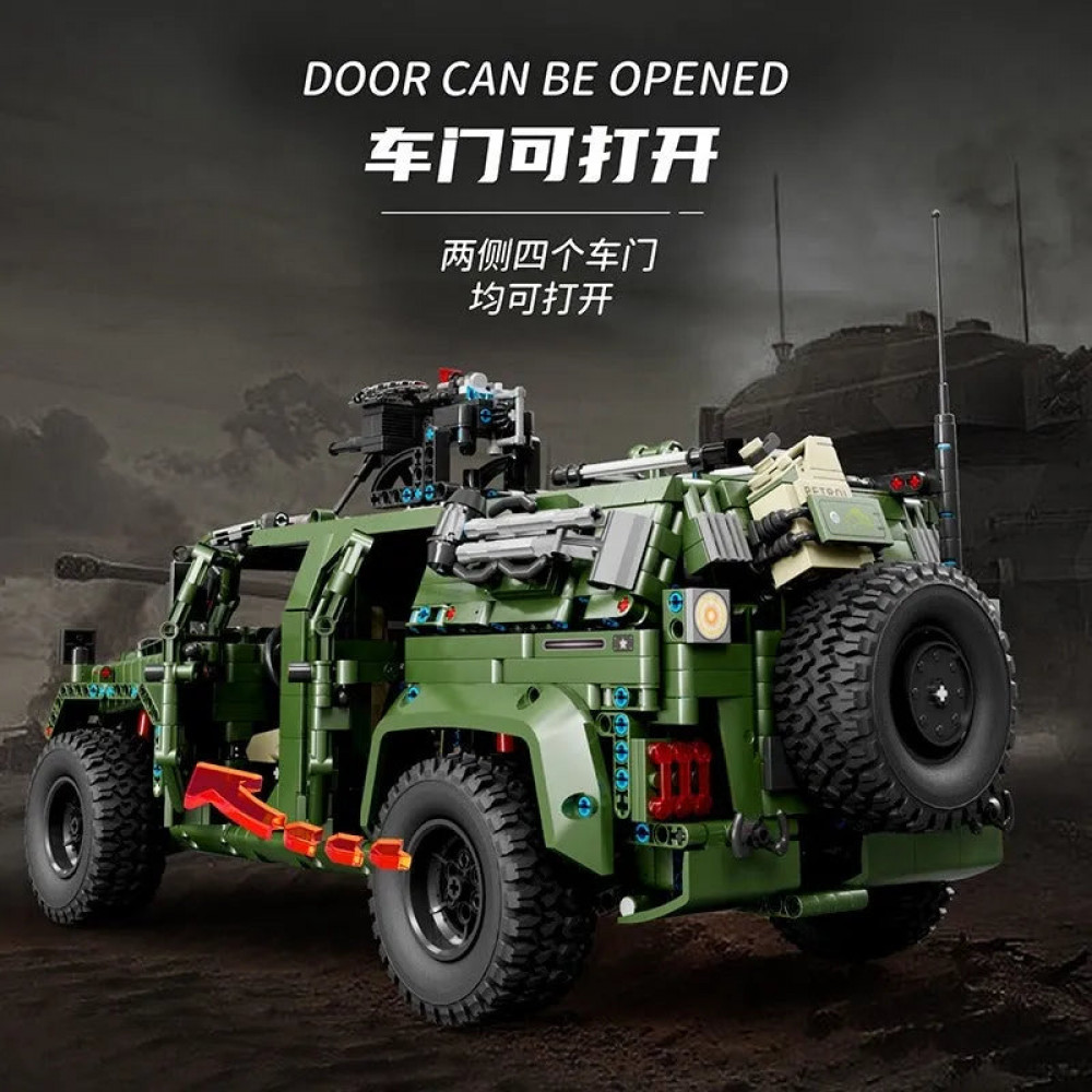 tech moc rc warrior off road suv car bricks toys t4015 - tech-moc-rc ...