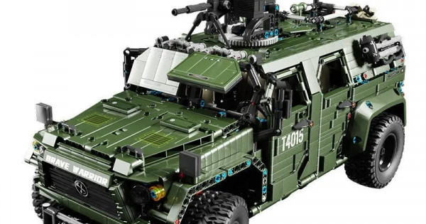 tech moc rc warrior off road suv car bricks toys t4015 - tech-moc-rc ...