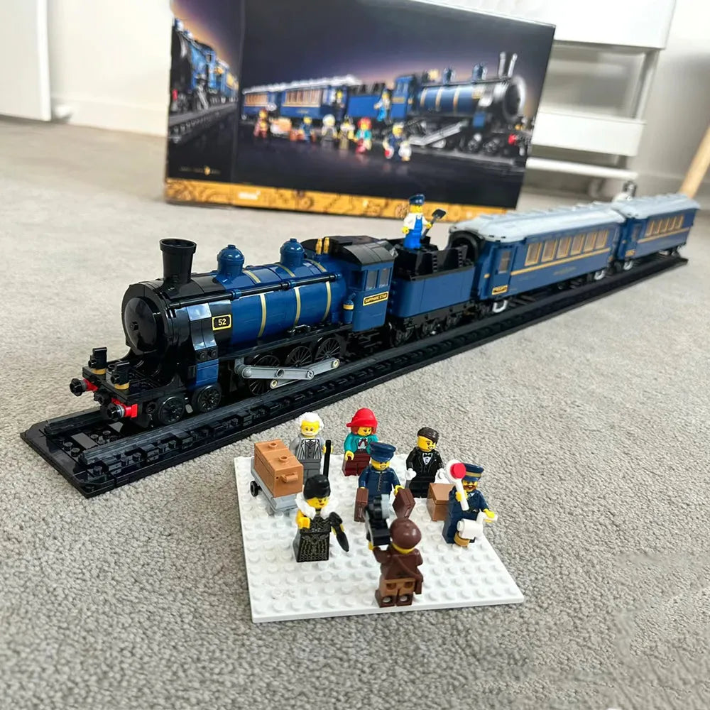tech moc the orient express train bricks toy 62344 - tech-moc-the ...