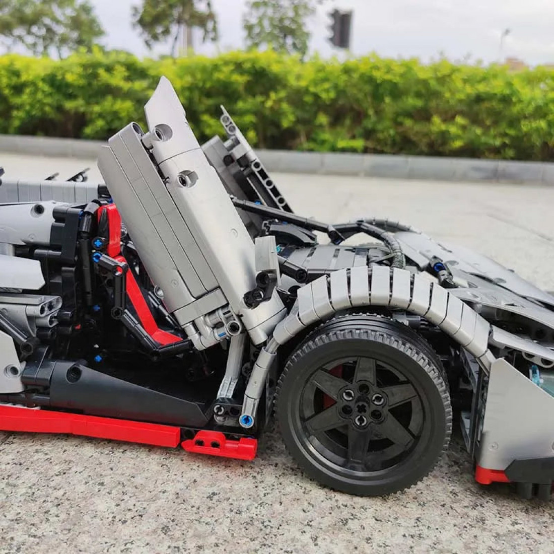 tech moc xq1003 lambo veneno roadster racing car bricks toys - tech-moc ...