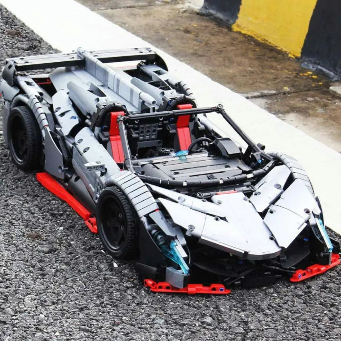 tech moc xq1003 lambo veneno roadster racing car bricks toys - tech-moc ...