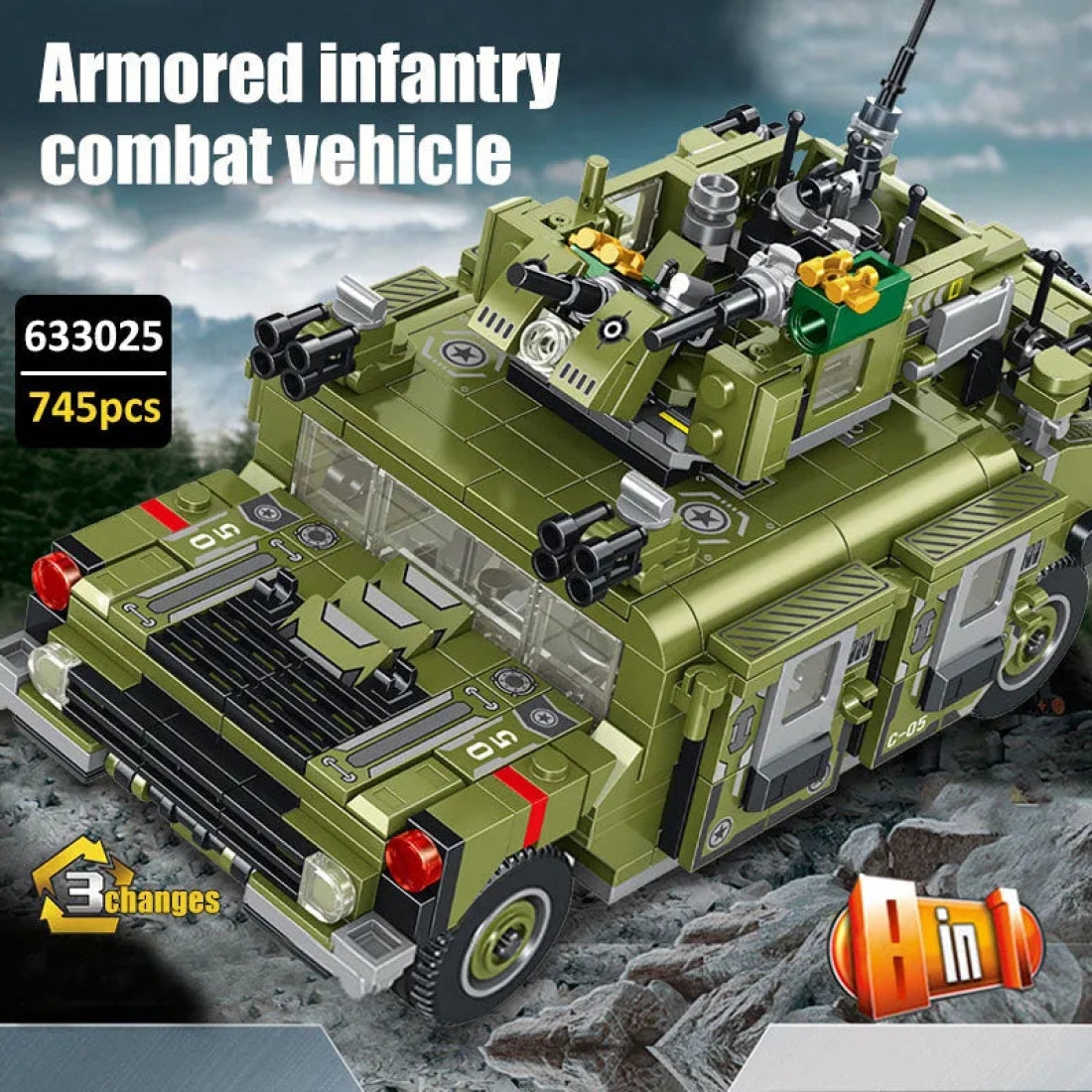 transformed infantry combat armored vehicle bricks toys - transformed ...