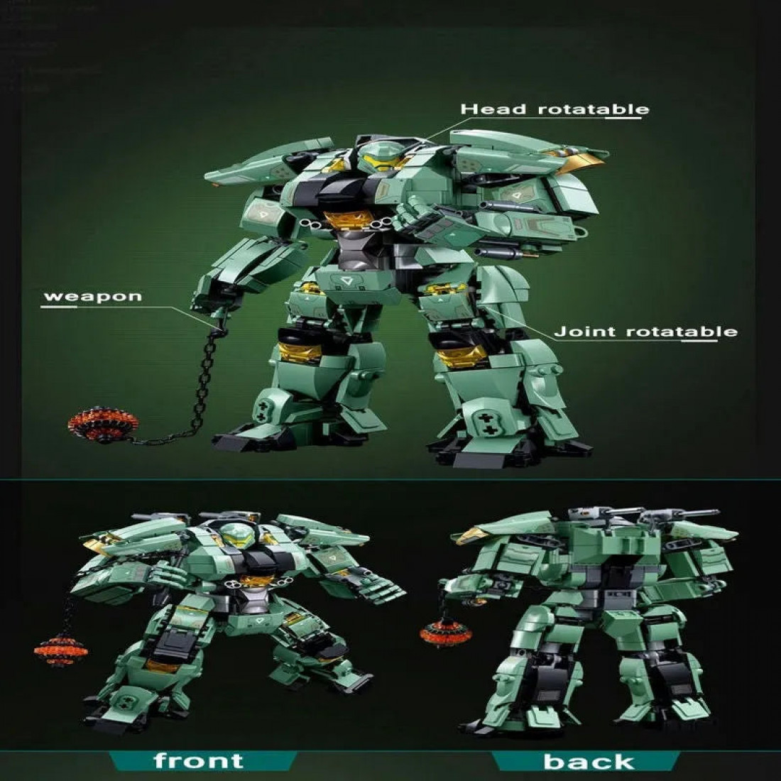 transforming mecha robot warrior leader bricks toy - transforming-mecha ...